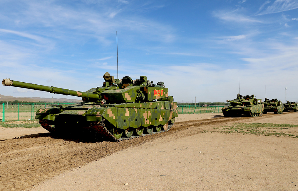 随99A式主战坦克，来个加速度！_央广网