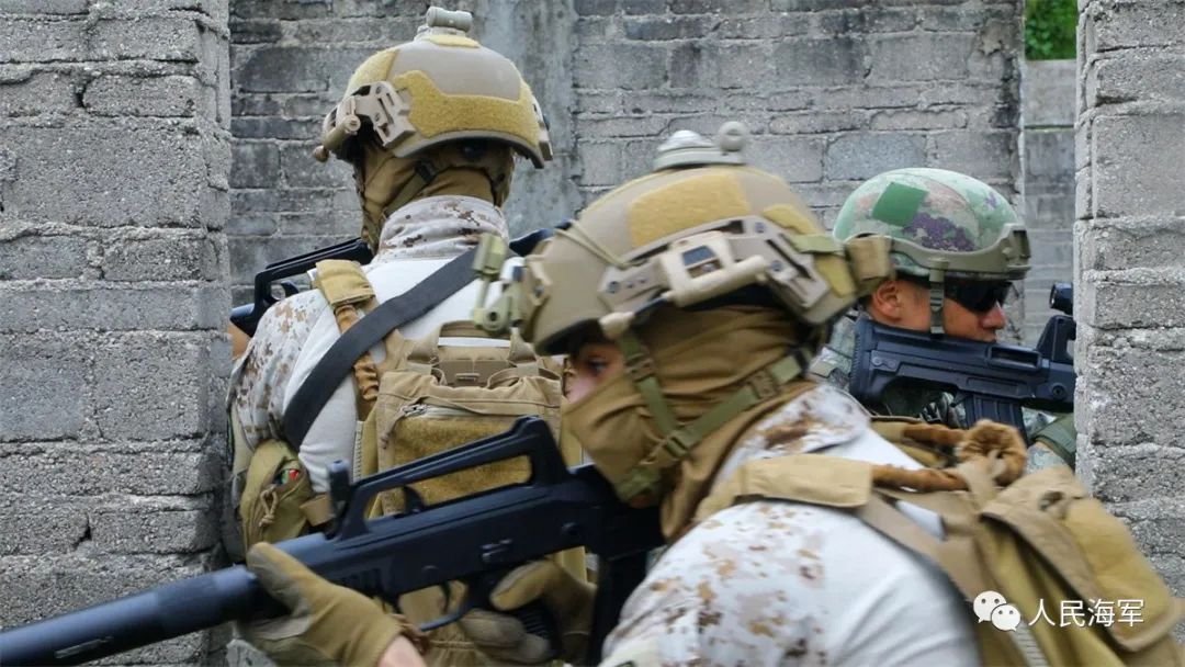 中沙“蓝剑-2023”，现场高燃画面来袭！_央广网